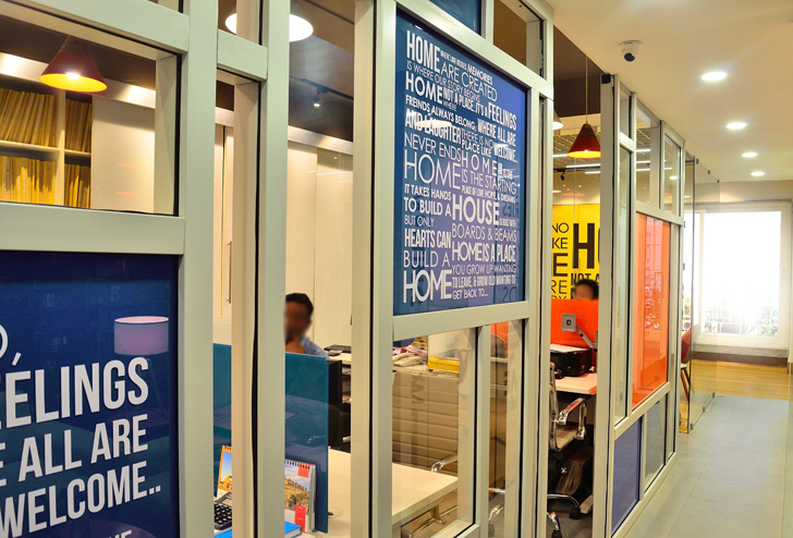 Real estate office gets a creative makeover » India Art N Design
