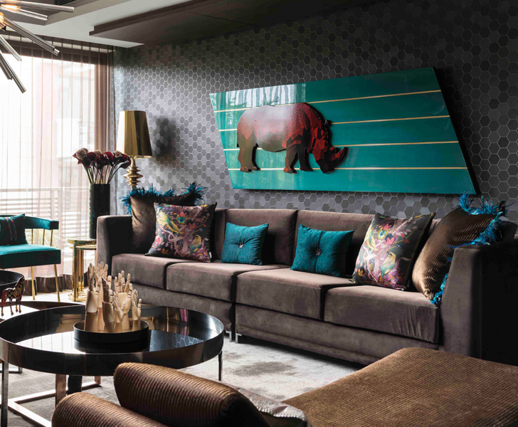 Designer Sanjyt Syngh opens the doors to his eclectic-luxe home ...