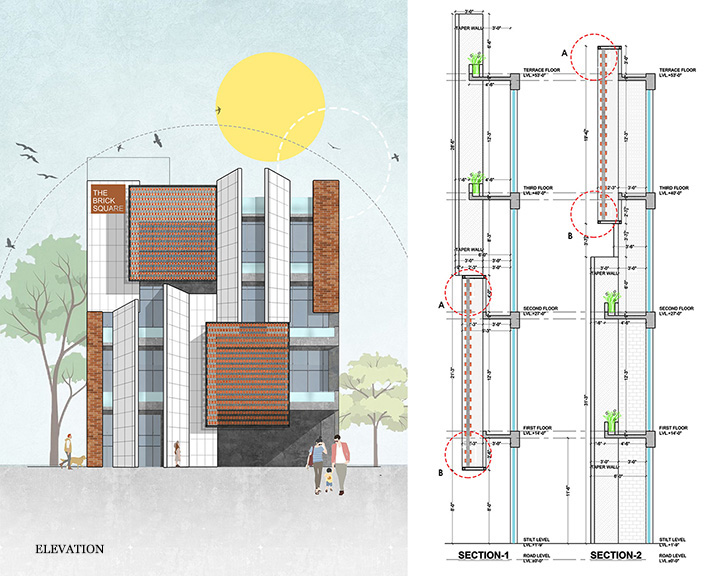 Brick-by-brick: Facade Fables! - India Art N Design