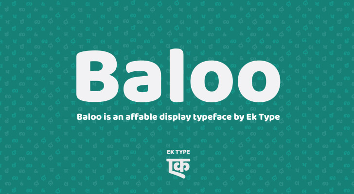 Baloo: the playful font - India Art N Design