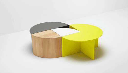 The Pie Chart Table - India Art N Design