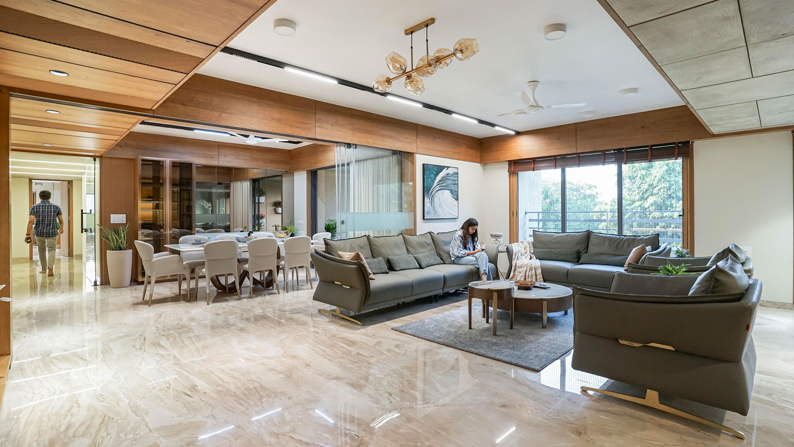 Exploring a Minimalist Luxury Apartment | Prashant Parmar Architect - India Art N Design